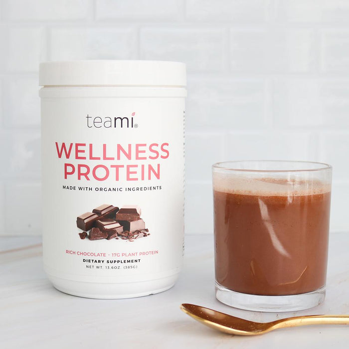 Teami Wellness Essentials Duo, Plant-Based Protein Powder - Teami