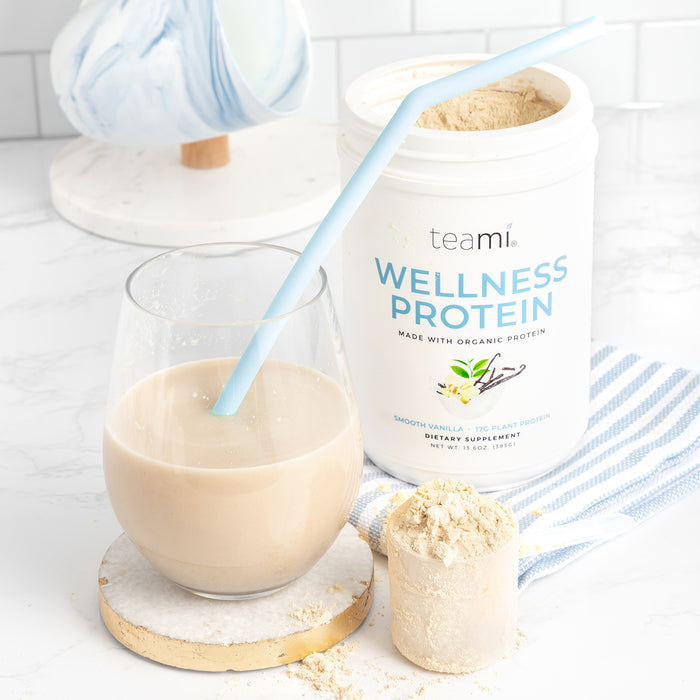 Teami Plant-Based Wellness Protein, Smooth Vanilla