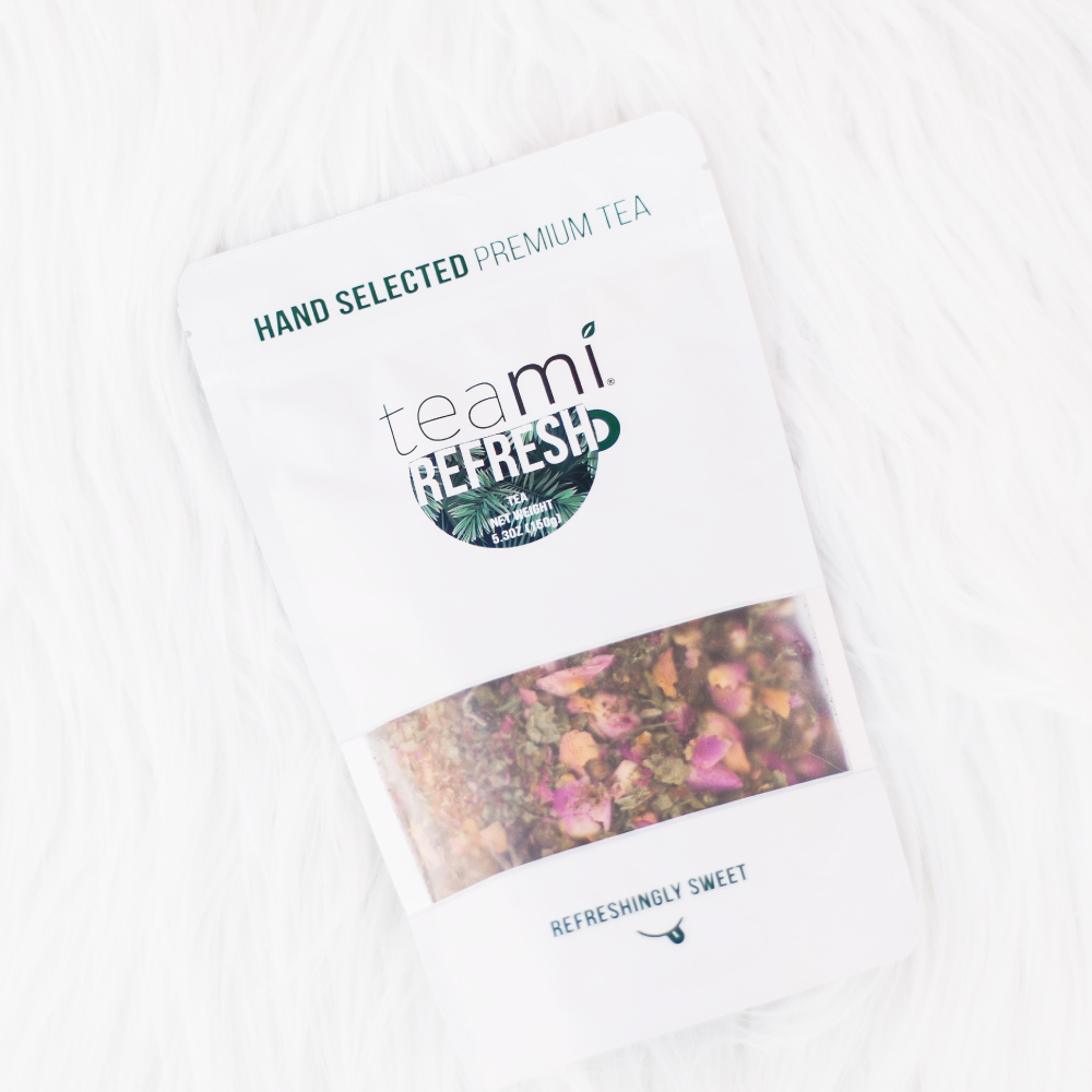 Teami Refresh Tea Blend - Mint Tea with Rose Buds & Dried Fruit