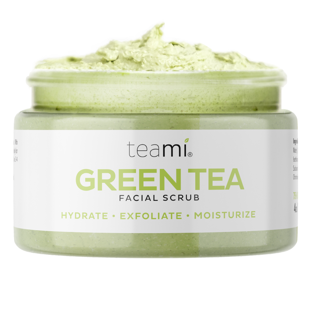 Teami Green Tea Facial Scrub, Hydrate, Exfoliate, & Moisturize