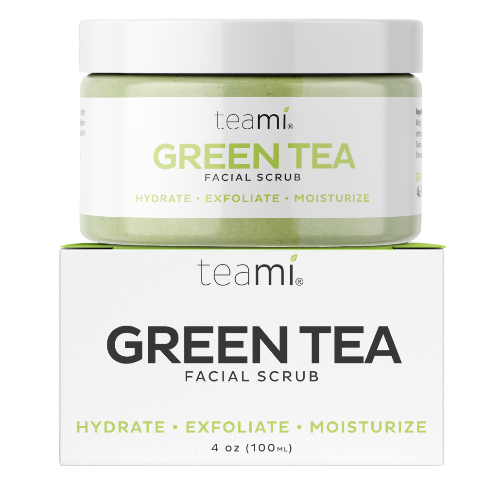 Teami Green Tea Facial Scrub, Hydrate, Exfoliate, & Moisturize