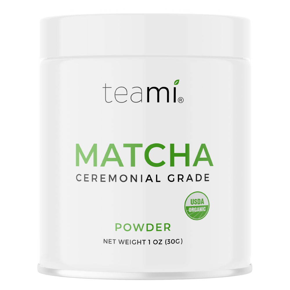 Teami Ceremonial Grade Matcha Green Tea Powder Tins