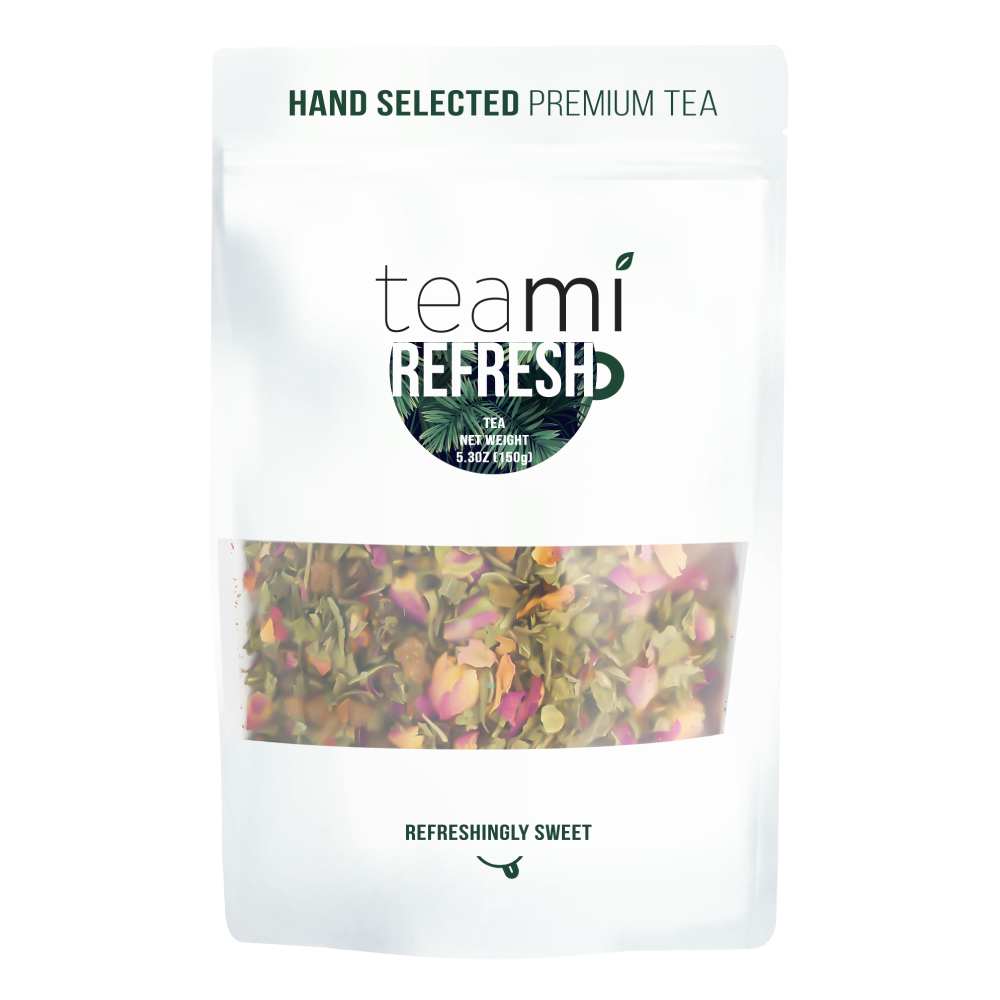 Teami Refresh Tea Blend - Mint Tea with Rose Buds & Dried Fruit