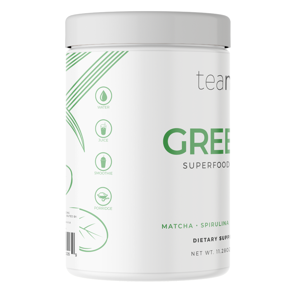 Teami Greens Superfood Powder, 16 Superfoods In One Scoop